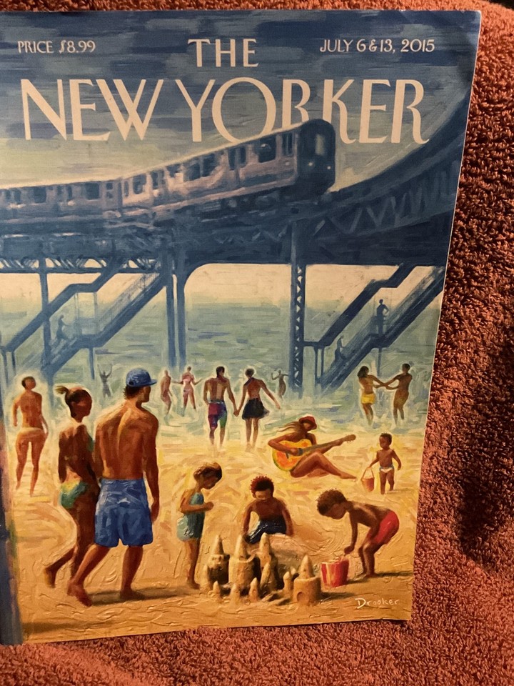 The New Yorker Magazine Eric Drooker "Rockaway Beach" July 2015 | eBay