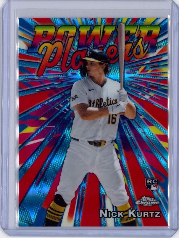 2024 Topps Chrome Nick Kurtz RC Power Players Insert | eBay