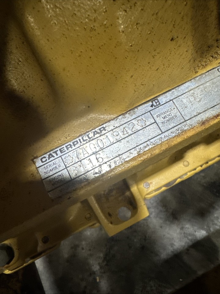 Caterpillar CAT 3116 T Diesel Engine 225HP Military Takeout 4866 Miles ...