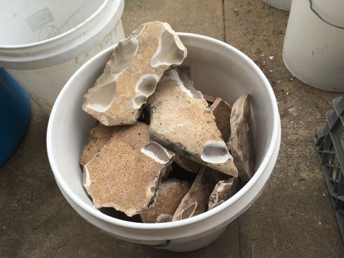 25 + Lbs Texas Tabs CHERT Stone Flint Knapping Material Arrowhead Rock ...