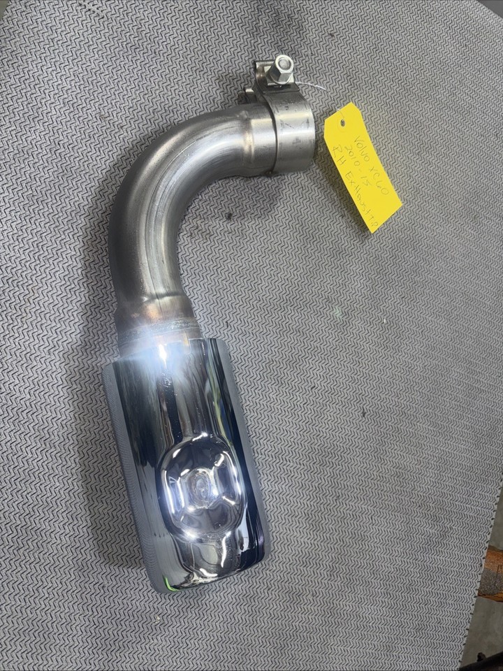 Volvo XC60 2010 2011 2012 2013 2014 2015 RH Chrome Exhaust Pipe tip OEM ...