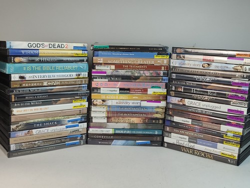 Lot Of 60+ Religion DVDs Christian Church Bible Study Gospel Jesus ...