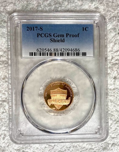 2017-S PROOF LINCOLN CENT “SHIELD” PCGS “GEM” BLUE LABEL | eBay