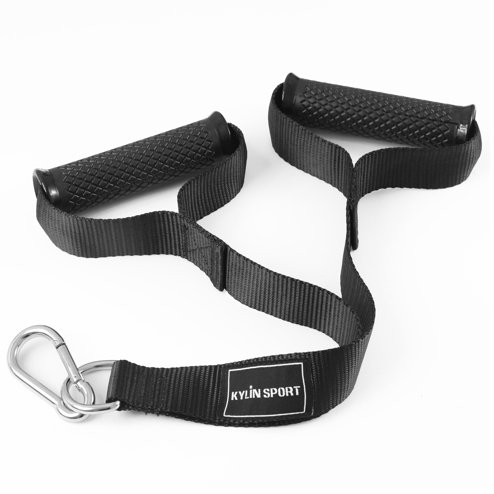 Long Strap Resistance Band Handles with Carabiner Cable Machine ...