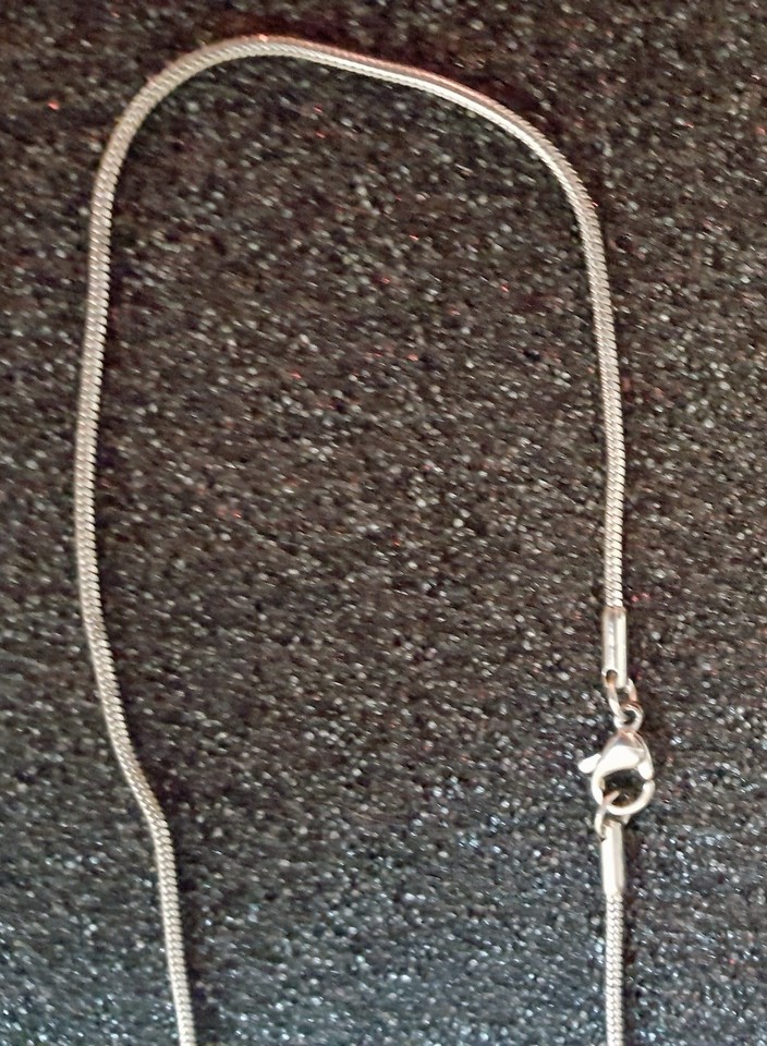 STAINLESS STEEL 20" SNAKE CHAIN NECKLACE REALLY NICE! | eBay
