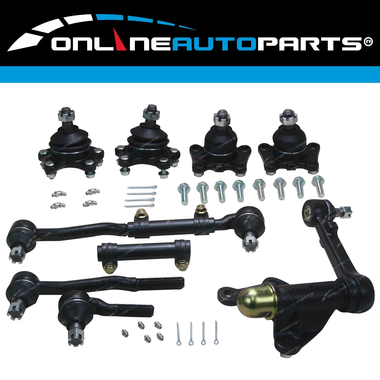 Ball Joints Idler Arm Tie Rod Ends for Hilux 4Runner Surf RN106 RN110 ...