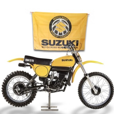 3ft x 5ft Retro Motocross Flag / Banner VMX Suzuki World Champion RM RN ...