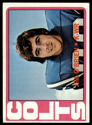 1972 TOPPS JIM O'BRIEN BALTIMORE COLTS. #56 | eBay