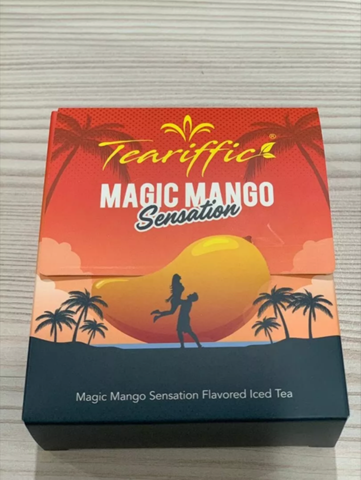 12 SACHETS EACH BOX TEARRIFIC MAGIC MANGO SENTATION ICED TEA UNISEX GO ...