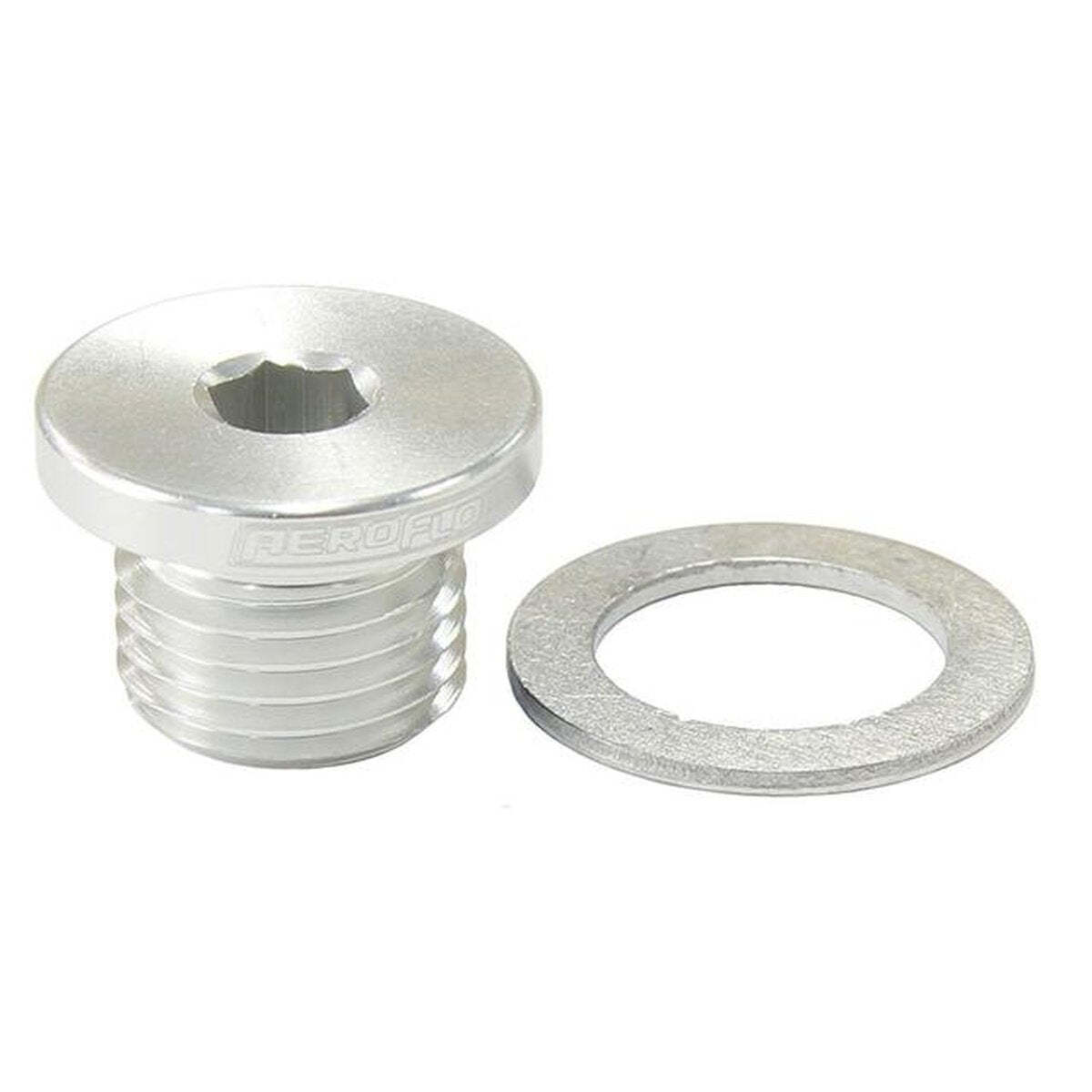 Aeroflow AF814-M12-01S Metric Port Plug M12 X 1.25 Silver Low Profile ...