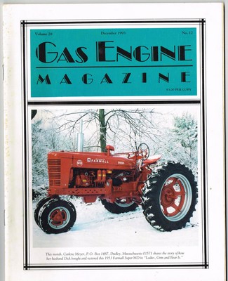 The GAS ENGINE magazine December 1993, Square Piston Engine, Rotary ...