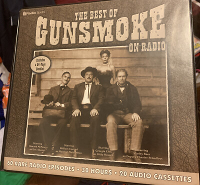 The Best of Gunsmoke on Radio 20 Cassette Tape Box Set 30 Hr Matt Kitty ...