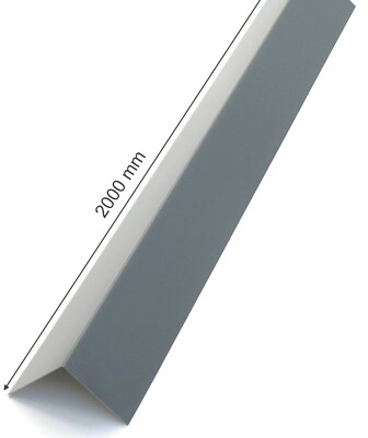 Alu-blech-winkel Winkelblech Aluwinkel Kantenschutz Alu grau anthrazit ...