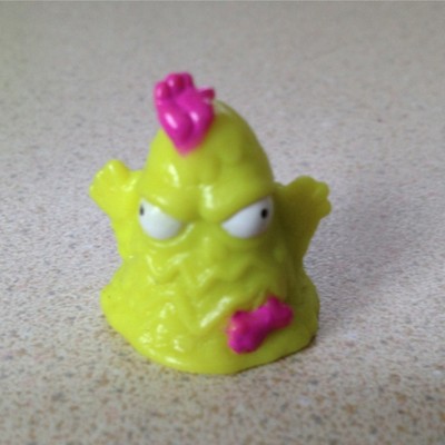 NEW # 148 Yellow Sludger Monster Series 2 The Trash Pack Trashies Rare ...