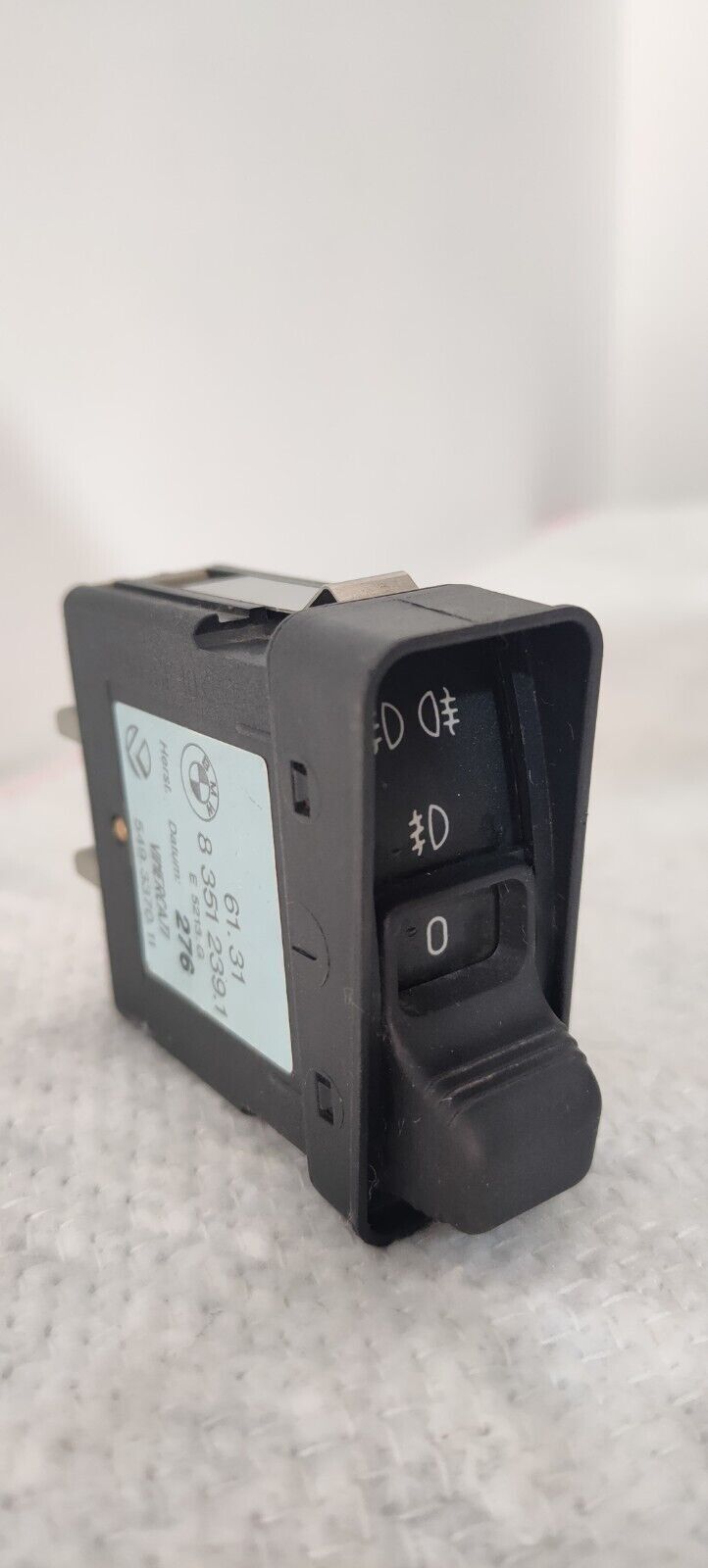 1988-1995 BMW E34 525 540 M5 Fog Light Switch module OEM 613183512391 ...