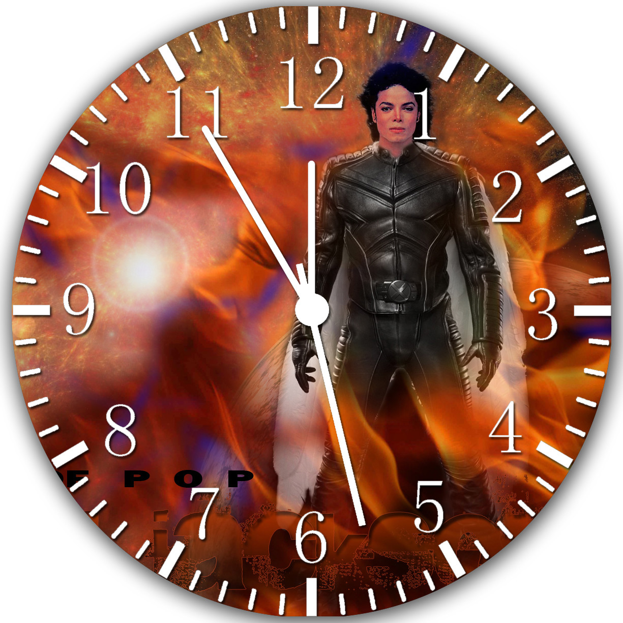 Michael Jackson Frameless Borderless Wall Clock Nice For Gifts or Decor ...
