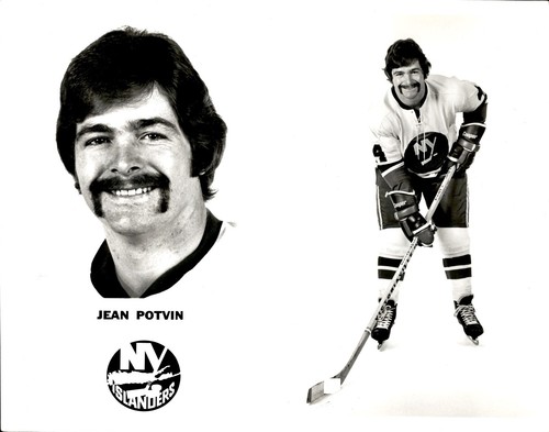 BR48 Rare Original Photo JEAN POTVIN New York Islanders Ice Hockey NHL ...