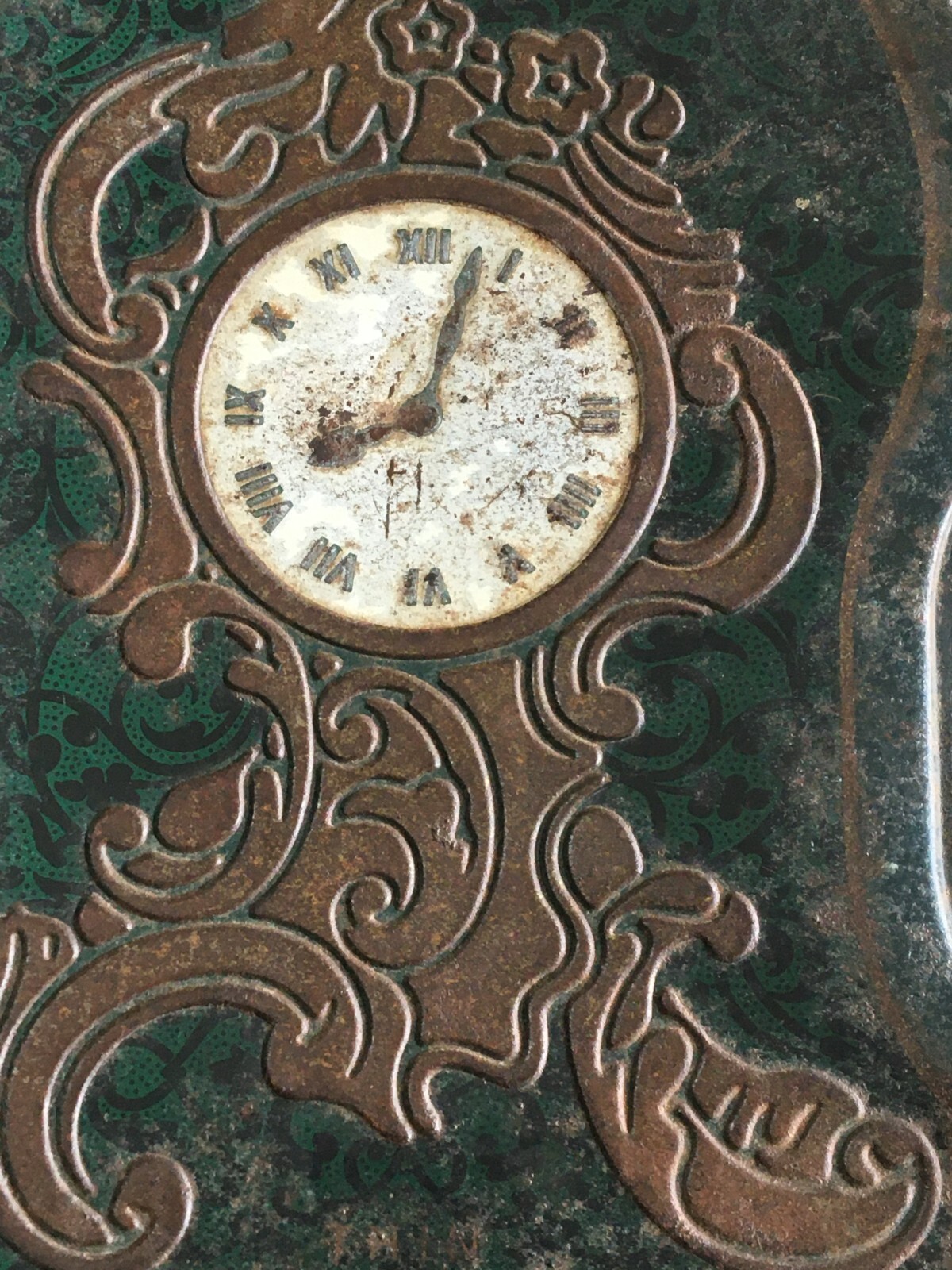 Vintage Nestle After Eight Chocolate Clock Shape Unique Tin Box ...