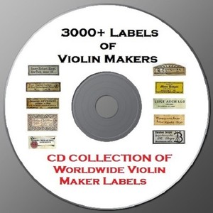 Vintage Violin Maker Label CD Collection 3,000+ HUGE! 739027516293 | eBay