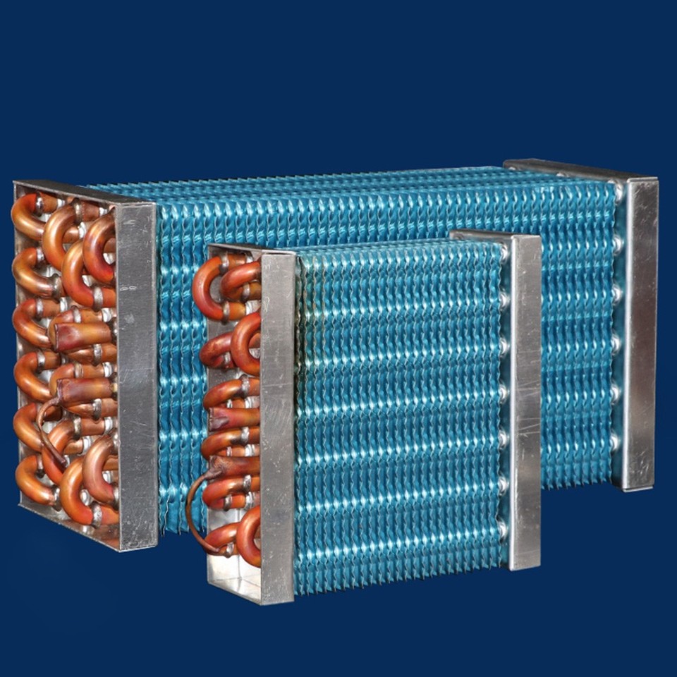 Small Copper Tube Radiator Evaporator 640*70*210mm Condenser ...