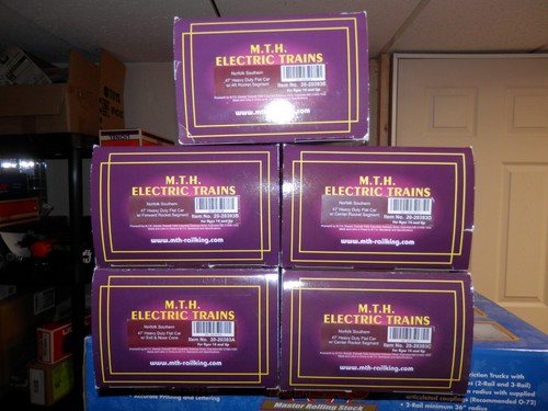 MTH Norfolk Southern Rocket Booster 5 car set #20-20393 | eBay