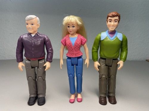 Fisher Price Loving Family Grandpa & Dad & Mom Action Figure Mattel ...