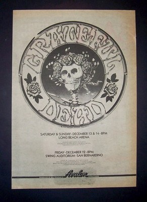 Grateful Dead Go To Heaven Era Long Beach San Bernardino Shows '80 ...