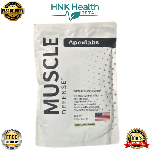 Apex Labs Muscle Defense Dietary Supplement, Vanilla - 8.57 oz - New ...