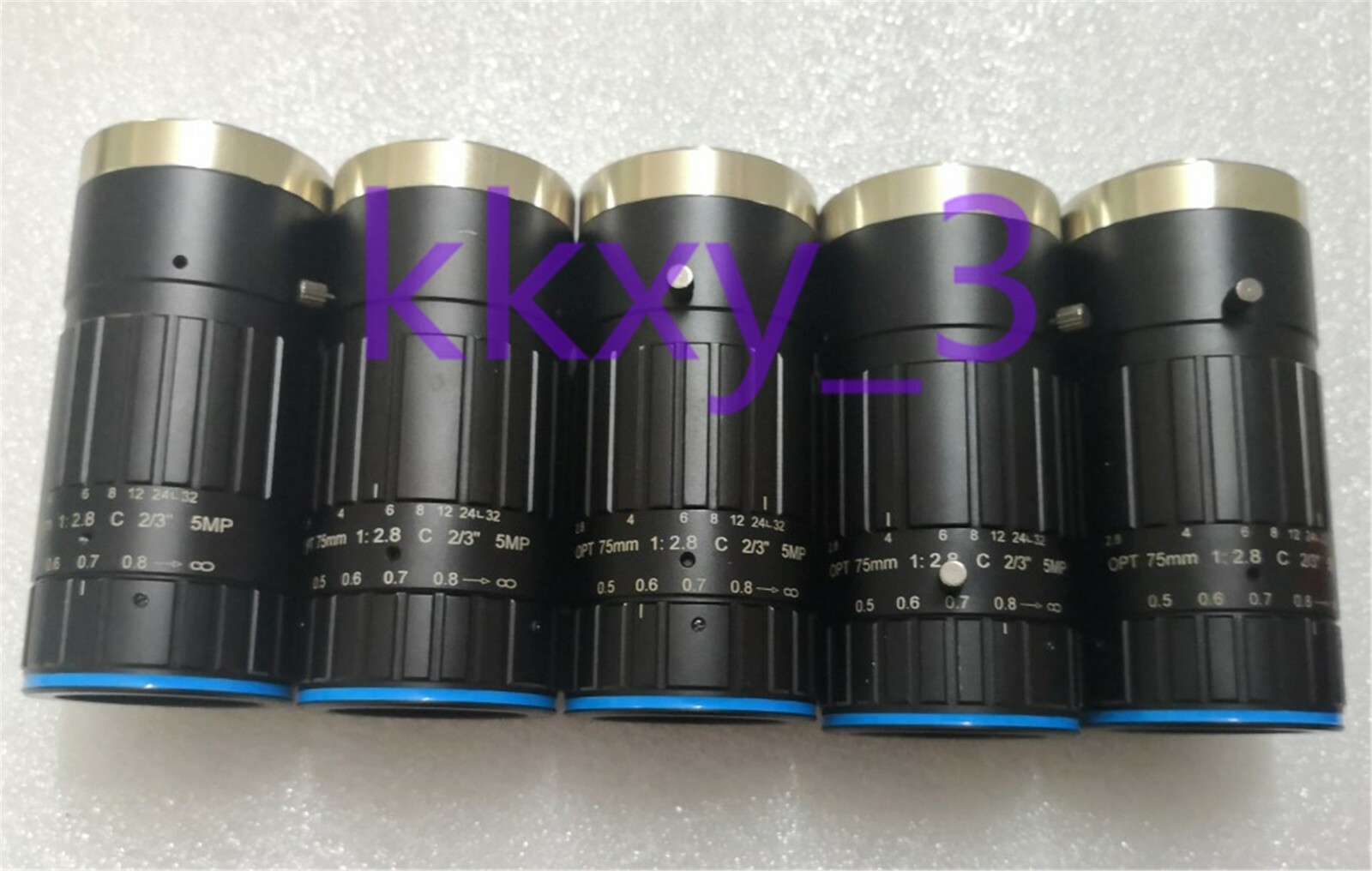 1 PCS OPT-C7528-5M 75MM 2/3 C-mount 5 million pixel industrial lens ...