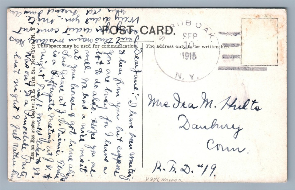 SHRUB OAK NY HENRY RUNGE RESIDENCE ANTIQUE POSTCARD | eBay