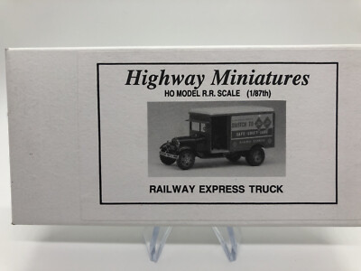 Jordan Highway Miniatures Railway Express Truck HO Scale Kit -214 | eBay