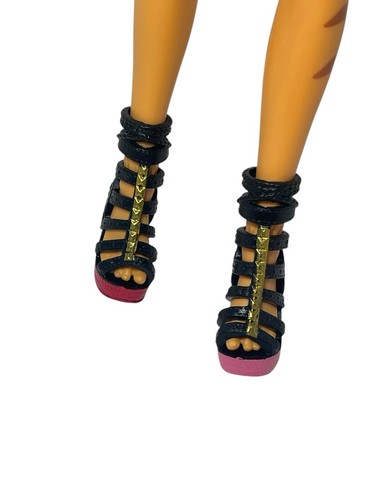 Monster High Doll G3 Toralei Stripe Neon Frights Black Shoes | eBay