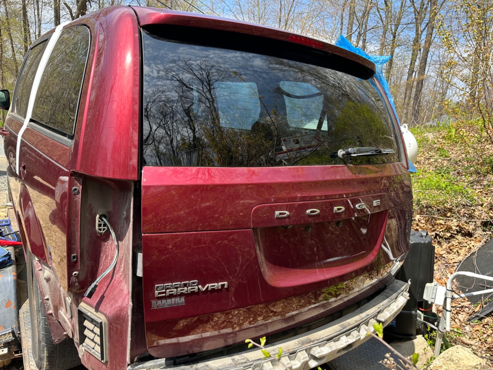 2011-2020 DODGE GRAND CARAVAN TAILGATE LIFTGATE COMPLETE OEM | eBay