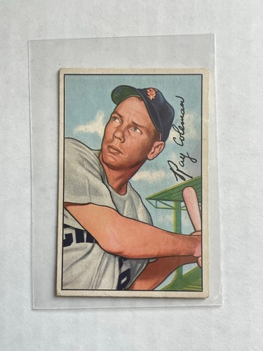 Ray Coleman 1952 Bowman #201 Baseball Card | eBay
