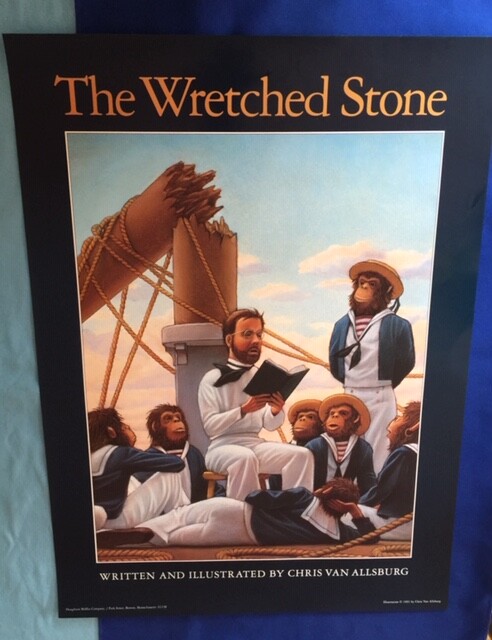 THE WRETCHED STONE: PROMOTIONAL POSTER - BY CHRIS VAN ALLSBURG | eBay