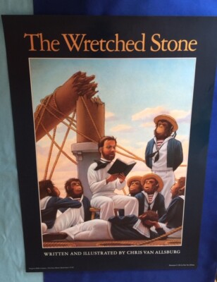 THE WRETCHED STONE: PROMOTIONAL POSTER - BY CHRIS VAN ALLSBURG | eBay