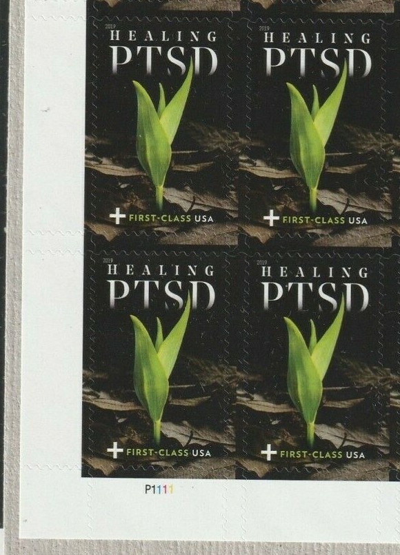 HEALING PTSD US# B7 POST TRAUMATIC STRESS SEMIPOSTAL FOREVER STAMP PN ...