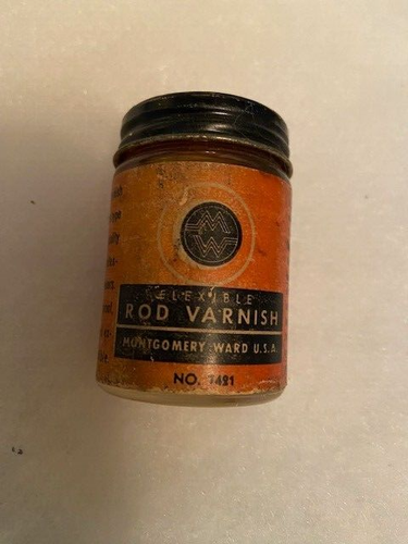 Vintage Glass Bottle Of Montgomery Wards Rod Varnish #7421 | eBay