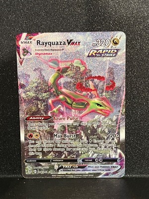 Rayquaza VMAX (Alternate Art Secret) 218/203 Swsh07: Evolving Skies ...