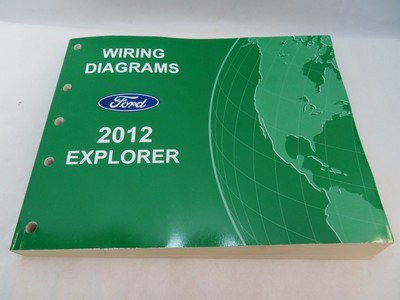 2012 FORD EXPLORER WIRING DIAGRAMS SERVICE MANUAL OEM | eBay