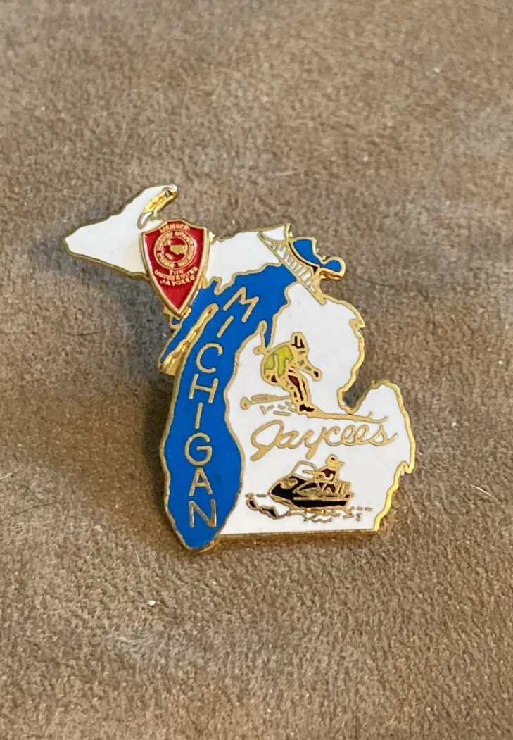 Vintage Michigan Jaycee Lapel Pin C190-17 | eBay