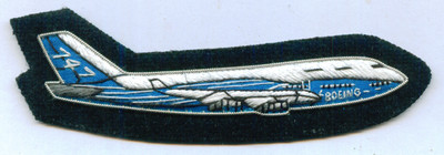 Boeing 747 Airline Pilot Crew Ramp Mechanic Airport Jet Patch Gift Set ...