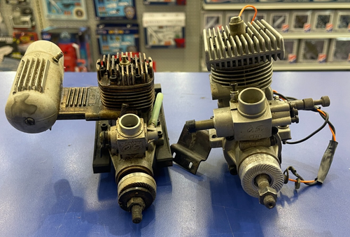 2pc Lot OS Nitro RC Air Engines Motors 61 Max 46 FX -Used - FIX ME ...