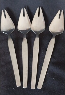 Viners Int SPLAYD ish buffet forks fork spoon cutlery x4 S/Steel Empire ...