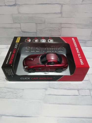 Mercedes Benz Click Car Mouse USB SLS AMG Sapphire Red 660257 Brand NEW ...