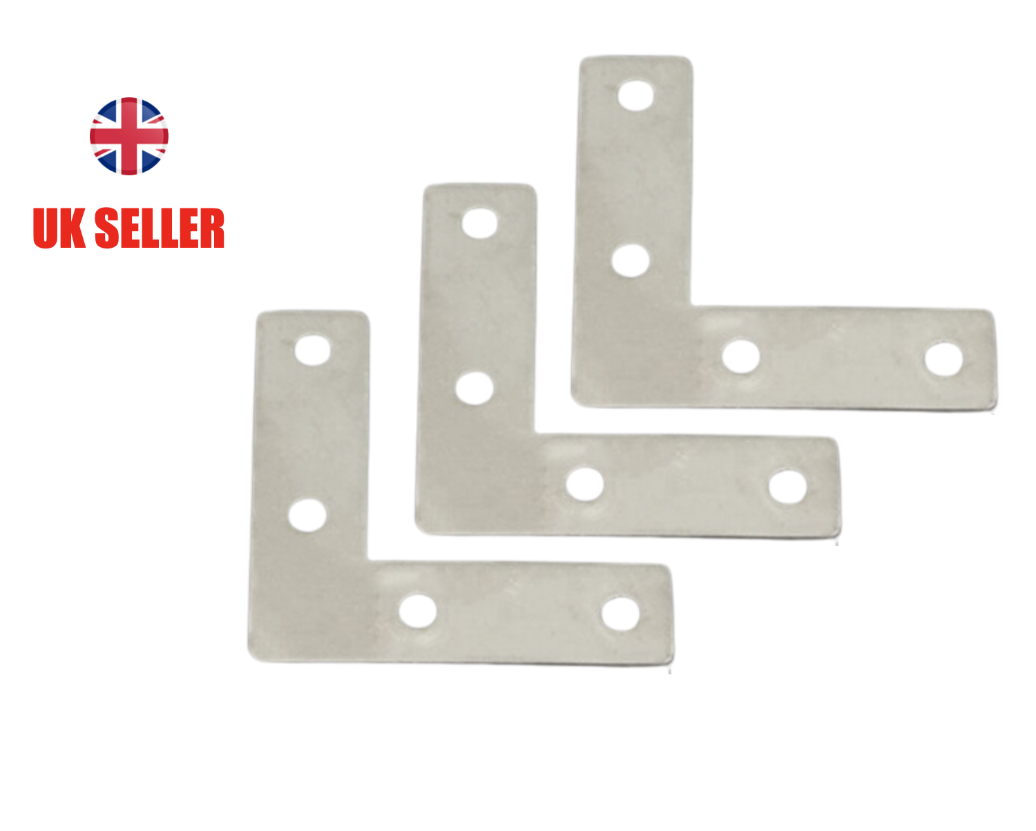 Stainless Steel Flat Bracket 90 degree right angle L Shape 50x50 | eBay UK