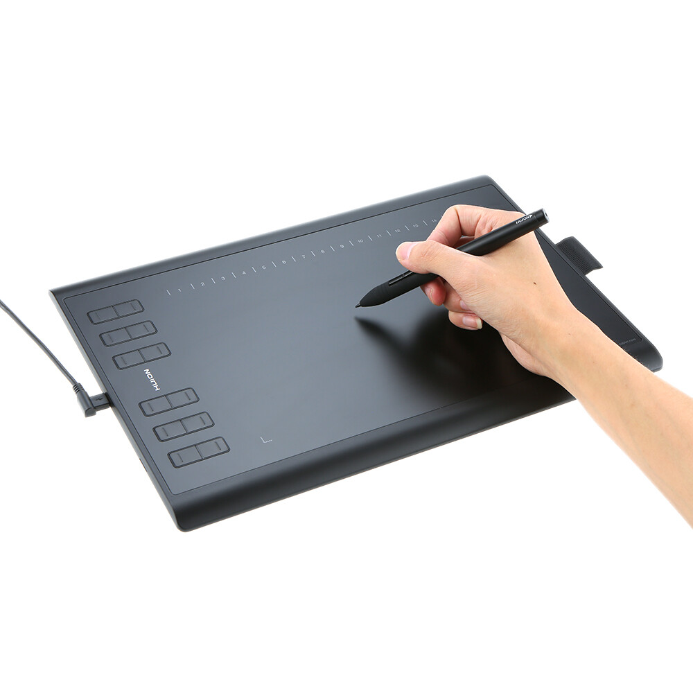Huion Graphic Drawing USB 1060PLUS Rechargeable Painting Pen F1I2 | eBay