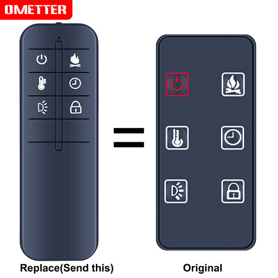 Remote Control For Febo Flame Electric Fireplace Heater ZHS-36-A 15IN ...