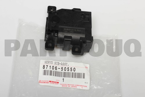 8710650550 Genuine Toyota DAMPER SERVO SUB-ASSY, AIR CONDITIONER ...
