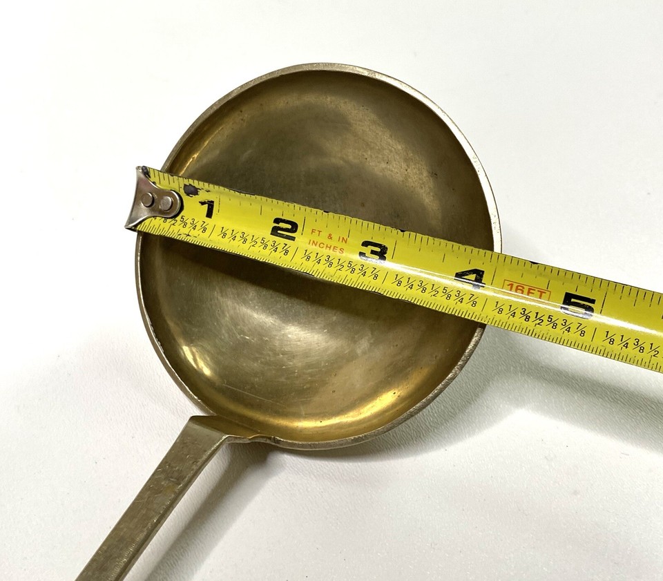 Vintage Peruvian Folk Hammered Silver Metal Ladle Dipper Spoon ...